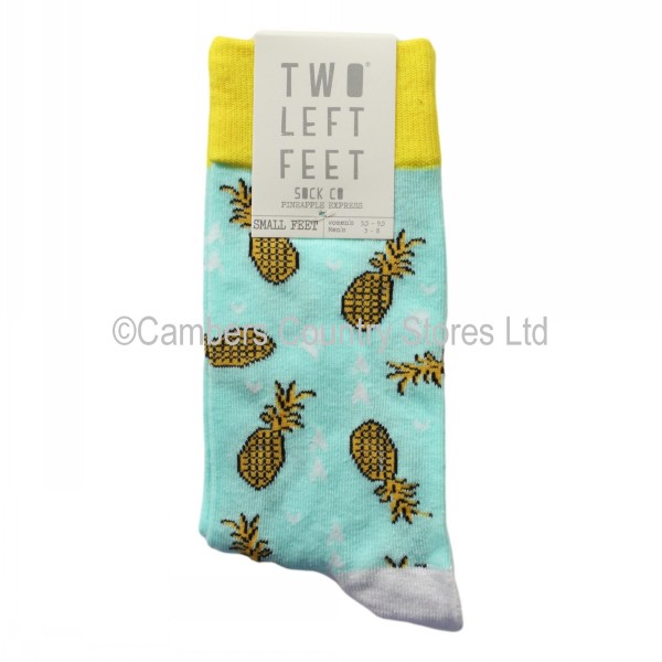 Two Left Feet Pair Of Socks Pineapple Express | Cambers Country Store